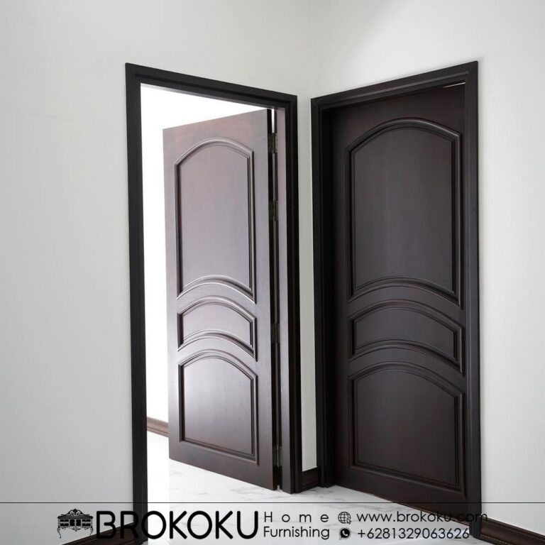 Jual Pintu jati jepara kupu tarung minimalis modern BHF-16 | Brokoku