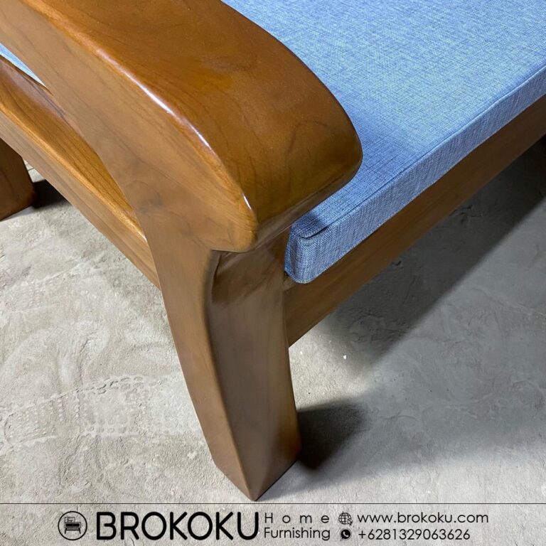 Jual Set kursi tamu jati minimalis sedan 321+meja BHF-185 | Brokoku