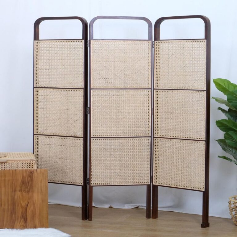 Jual Sketsel kayu jati rotan modern retro minimalis lipat BHF-229 | Brokoku